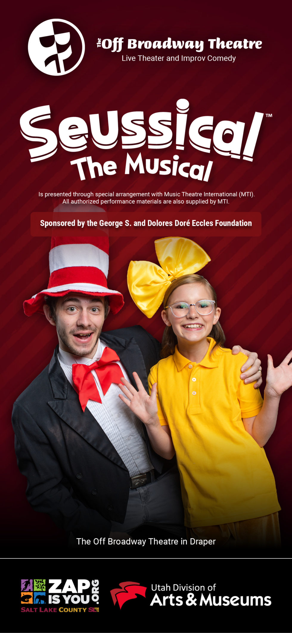 Seussical The Musical 2023 Digital playbill | The Off Broadway Theatre